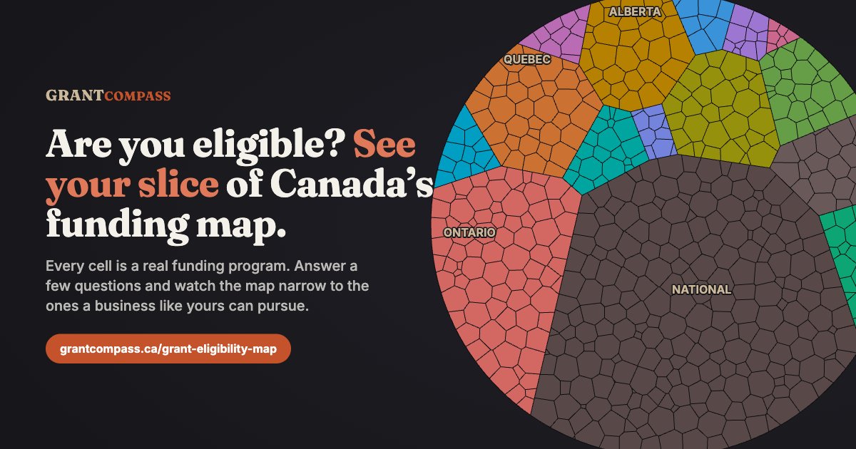 What Grants Am I Eligible For? Interactive Map of 650+ Canadian ...