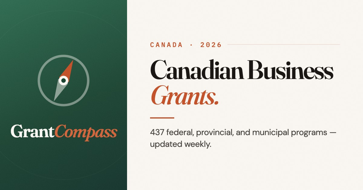 529 Canadian Business Grants 2026 | GrantCompass