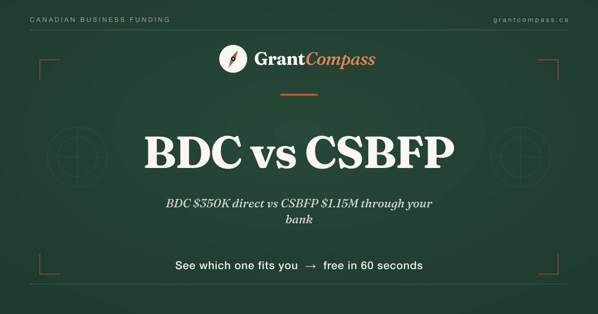 BDC vs CSBFP — Which Small Business Loan Should You Choose?